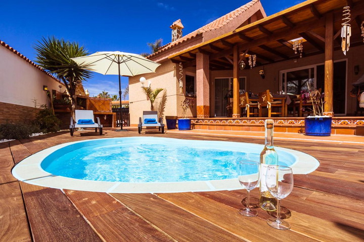 Villa Hibiscus Centrum Corralejo Beach Private Pool Family - Espagne
