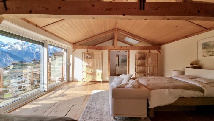 Charming 6 Bed Chalet In 4 Valleés - Ovronnaz