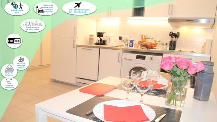 Appartement Tout éQuipé, Cosy (1 Station De Paris) - Les Lilas