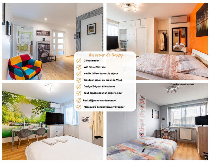 Chambre D'hôtes Au Coeur De Nancyb&b Proche Gare De Nancy - Meurthe-et-Moselle