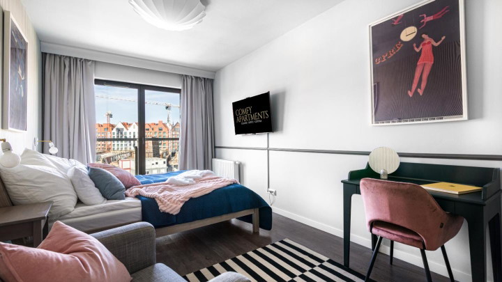 Waterlane W Oknami Na Rzekę - Marina View By Comfy Apartments - Gdańsk