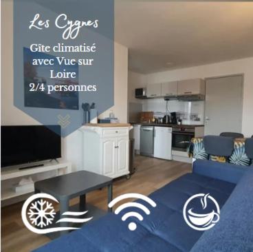 Gîtes Des Cygnes Vue Sur Loire Et Linge Inclus - Blois