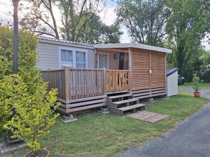 Mobilhome 2 Chambres Climatisé Camping 3 éToiles - Meschers-sur-Gironde