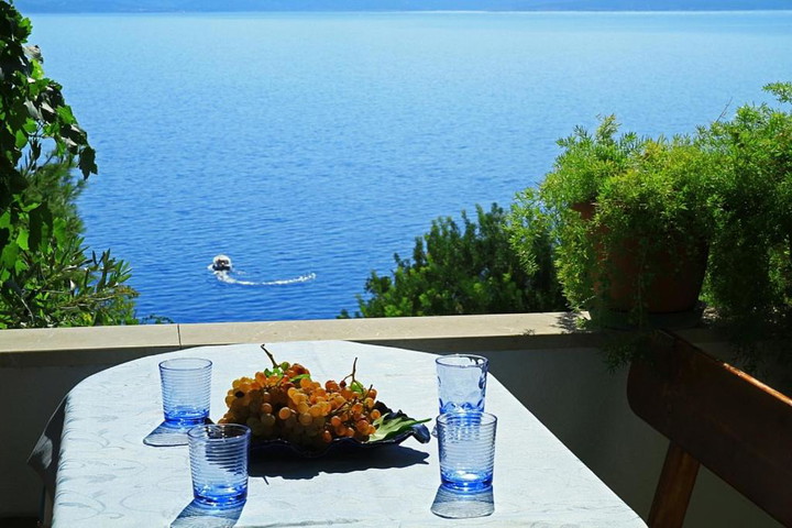 Apartment In Pisak With Sea View, Terrace, Air Conditioning, W-lan 102-2 - Brela