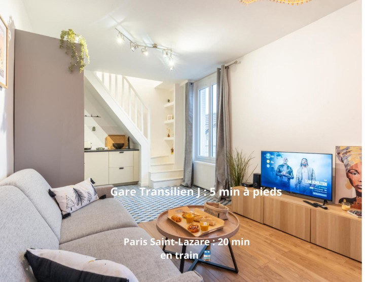 Par Easy- Grand Duplex- Gare Transilien J à 5 Min à Pieds - Herblay-sur-Seine