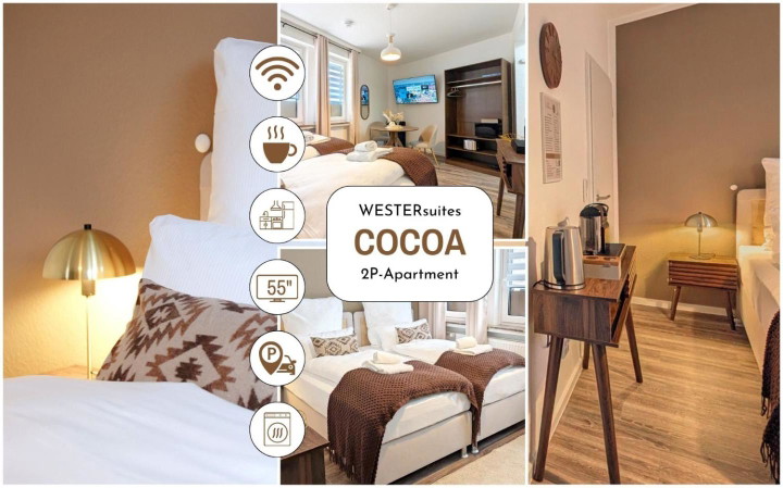 Westersuites - Cocoa - 1br Zentral Wlan 2 Betten Küche - Brême