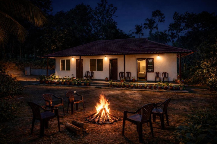 Bluemoon Homestay - Home Food, Estate, Near To Falls And View Points - Sakleshpura