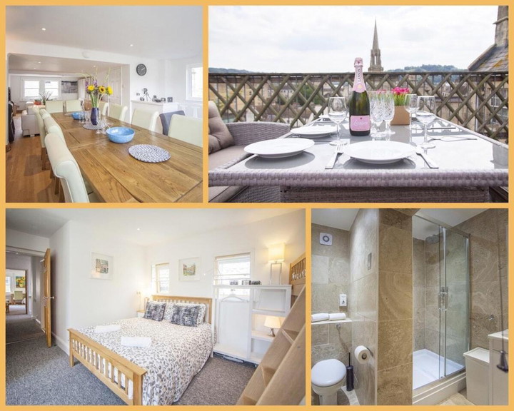 Central Maisonette With Roof Terrace - University of Bath