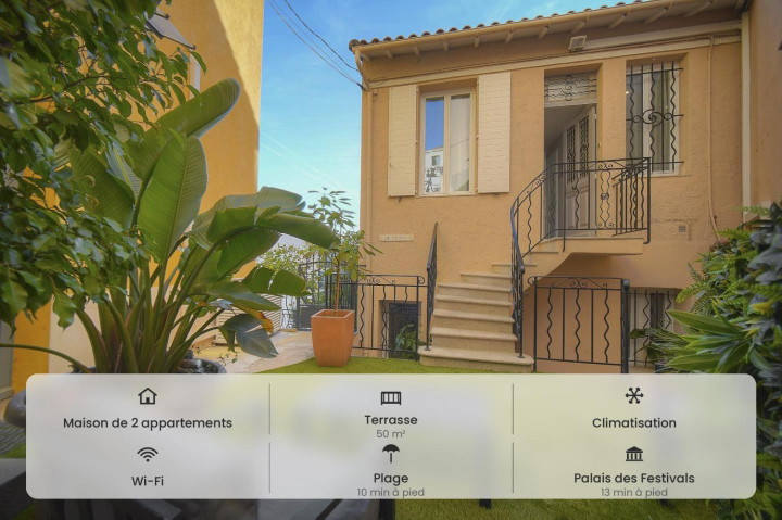 Maison De Ville 6 Chambres Terrasse -Stanislas Chic A6b002 - Cannes