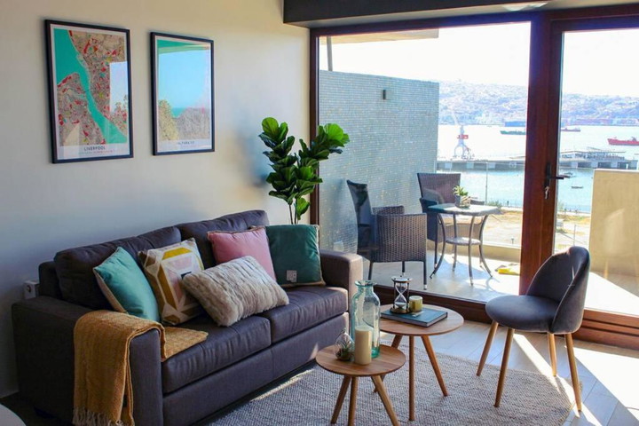 Espectacular Departamento Con Vista Al Mar En Mirador Barón Valparaíso - Valparaíso