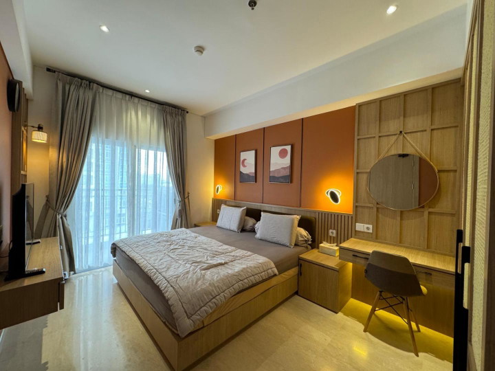 Apartment Podomoro Medan Tower Empire - Japandi Style - 2br Family Suite 3 Beds - 87m - Medan