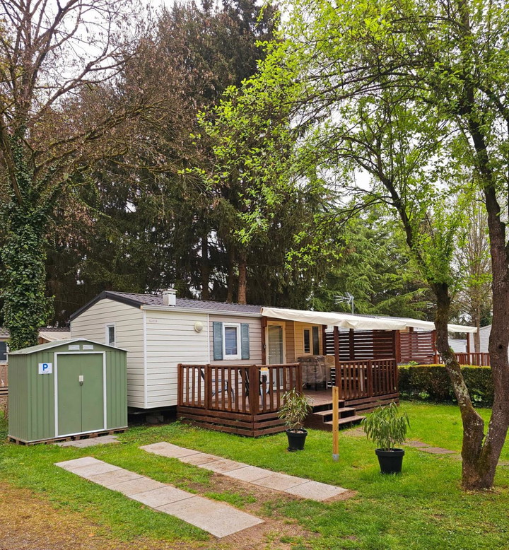 Mobil Home Au Camping Le Ried Boofzheim En Alsace - Alpes