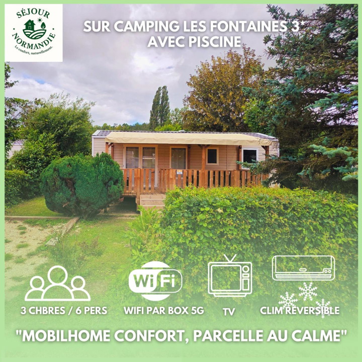 Séjour Normandie - Mobilhomes Premium Avec Clim, Tv & Wifi Dans L'eure - Normandy