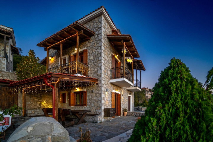 Rock Dandy Deluxe Chalet - Panoramic Mountains & Sauna - Greece