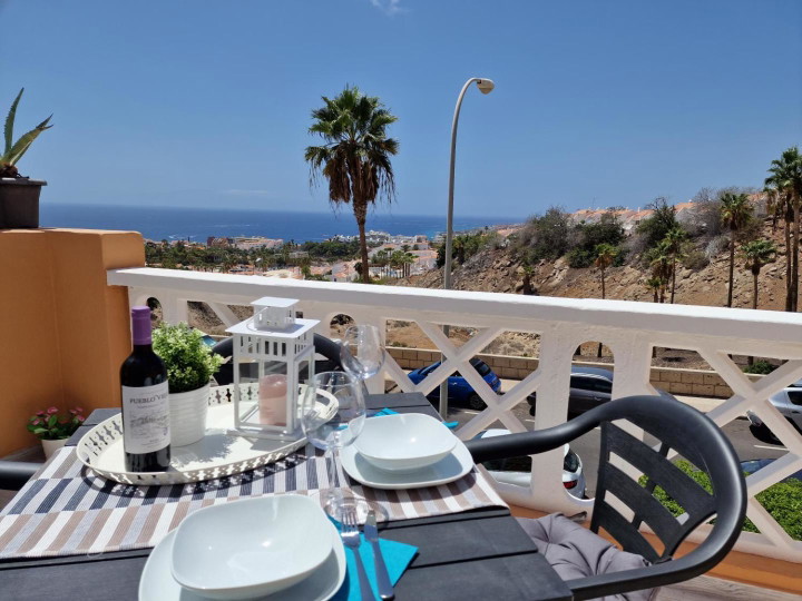 Apartment Ocean View With Breathtaking Sea View, Family Friendly, Terrace, Wifi, Sat-tv - Costa Adeje