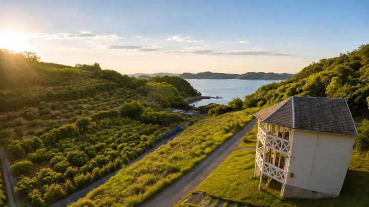 Ultra Private Off Grid Island Villa Near The Beach Mandarin Farm Setting - 備前市