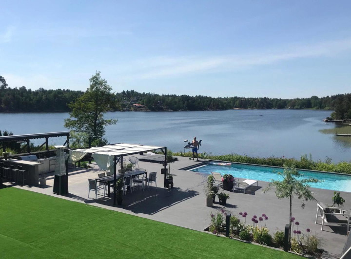 Exclusive Lakefront Mansion With Pools In Stockholm - Stockholm