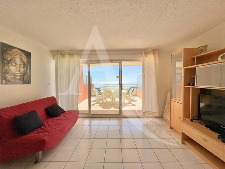 2 Chambres, Large Terrasse 1ere Ligne Mer, Piscine - Sète