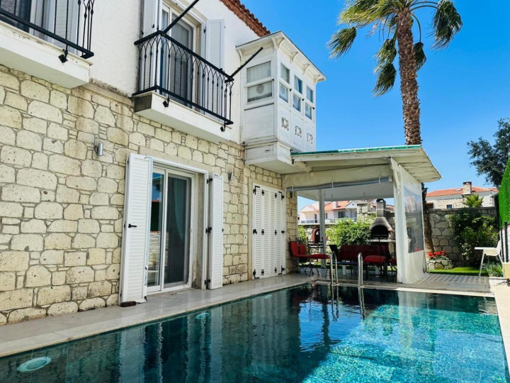 Evalacati-villa Palma-elite With Private Pool And Garden - Alaçatı