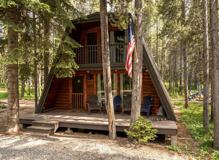Modern A-frame Cabin With Hot Tub Near Yellowstone, Island Park, Idaho - Idaho
