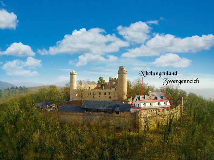 Schloss Auerbach Große Ferienwohnung - Zwingenberg