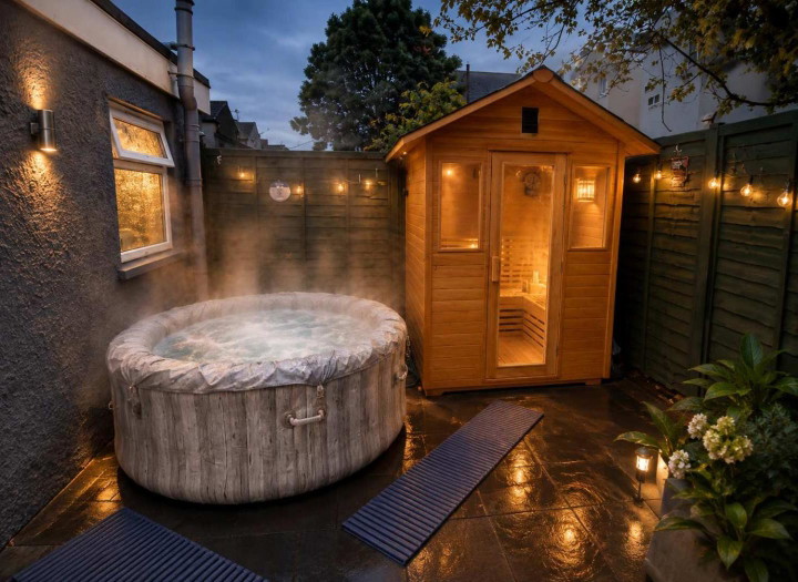 Luxury 6 Bedrooms Home Retreat - Private Sauna Hottub And Free Parking Close To City Centre - Barry