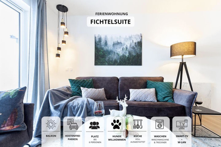 Die Fichtelsuite 1-6 Pers Ferienwohnung Nahe Ochsenkopf Süd 800m In Fleckl - Warmensteinach