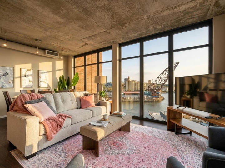 Lake Riverfront Balcony Garage Parking - Cleveland, OH