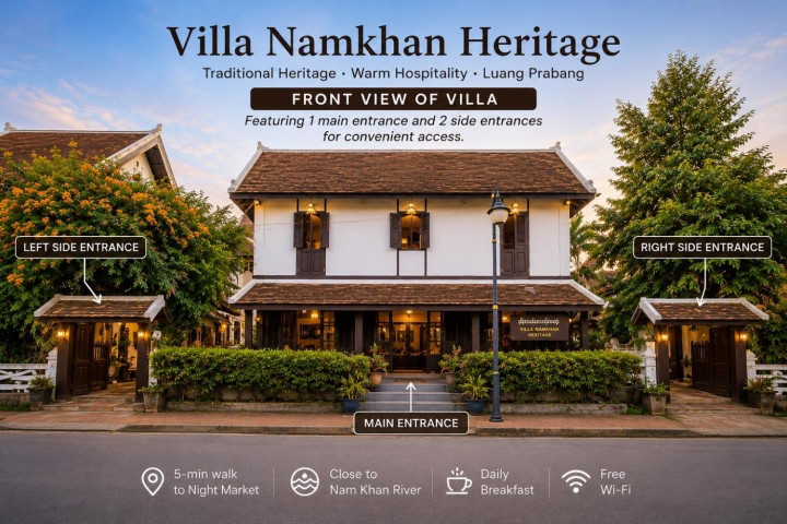 Villa Namkhan Heritage Luang Prabang - Luang Prabang