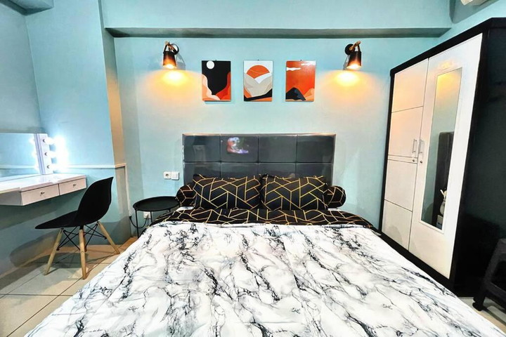 Scandinavian Homey Studio City View At Apt Green Bay Pluit Tower A - Jakarta
