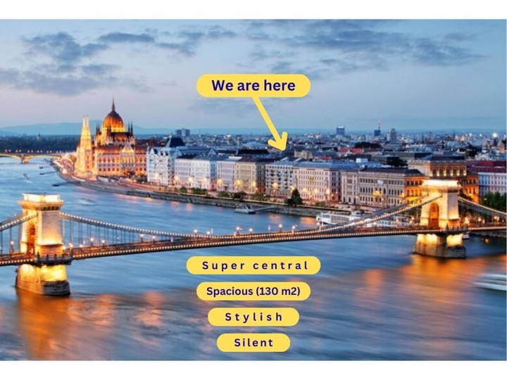 Queen Zita Apt 130 M2 Near Chain Bridge - Budapest
