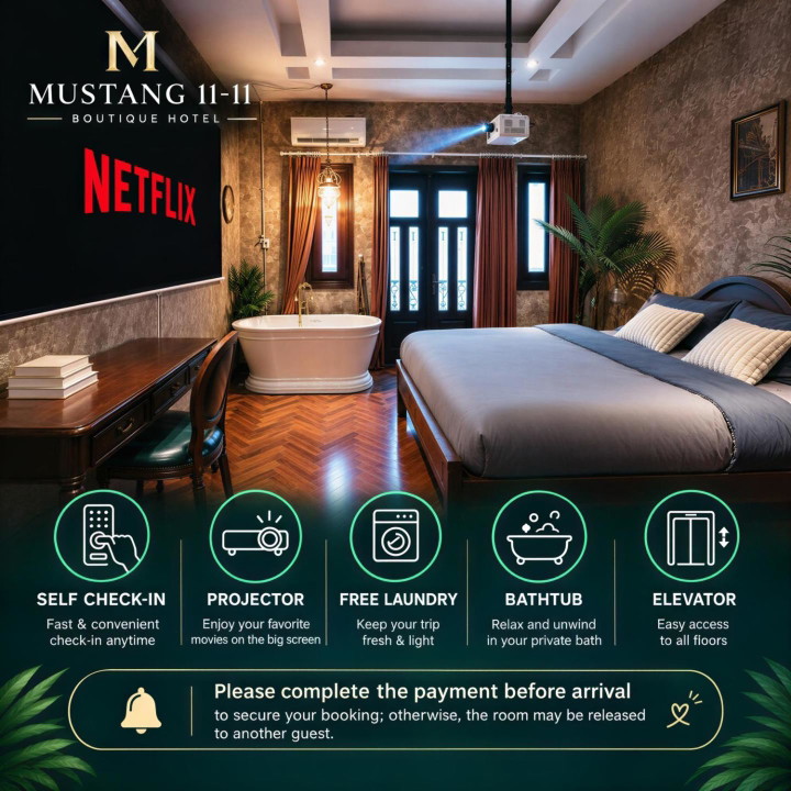 Mustang 11-11 Boutique Hotel Self Check In - Ho-Chi-Minh-Stadt