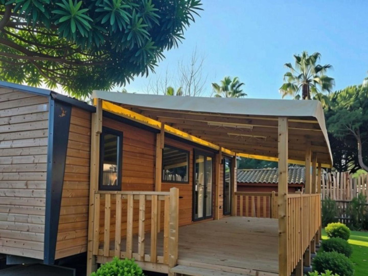 Mobil Home Climatisé, Animaux Admis - 6 Pers. - Marseillan
