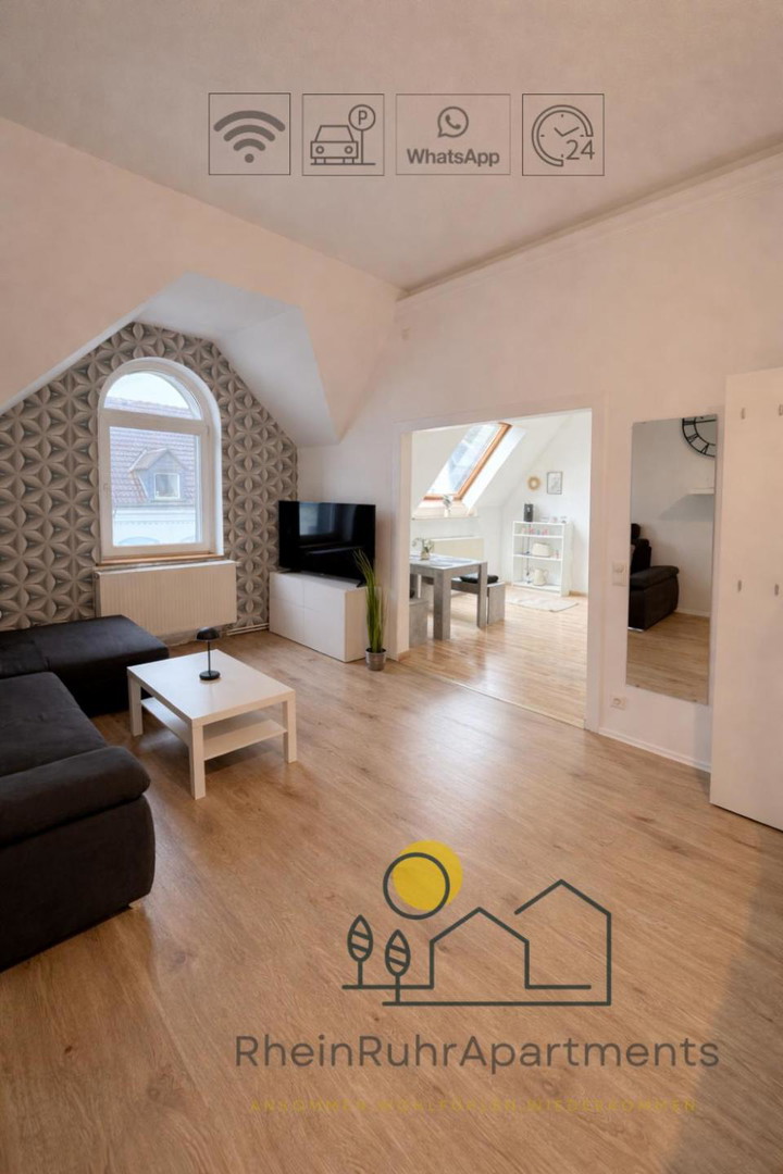 Monteur & Business Duisburg, Düsseldorf, 24-7, Ferienwohnung, Rheinruhrapartments 1 - Moers