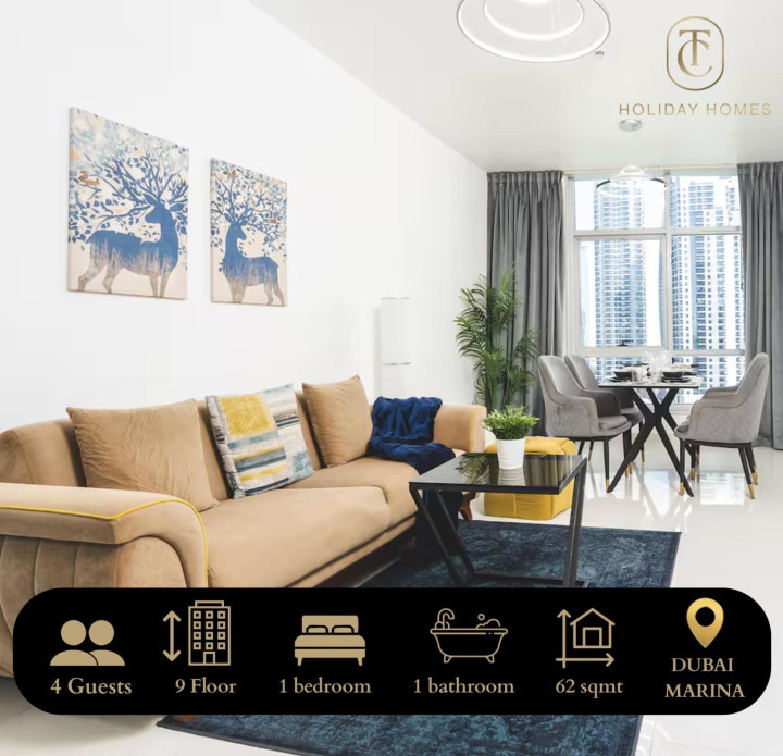 Charming One Bedroom In Marina - Dubai Marina