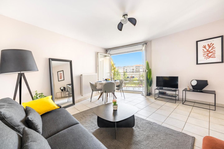 Bngo L Le Cocon Paisible Partdieu L Terrasse, 4p, 1ch, Proche Gare Partdieu - Bron