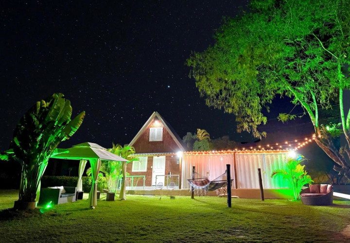 Cabaña Show Piscina Lagoa - Camping Carrion - Itu