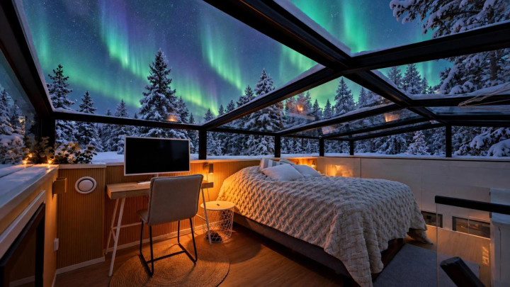 Levi Glass Roof Lodge - Lapland