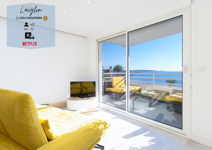 L'aiglon Scls - Clim, Wifi, Parking, Vue Mer - Vallauris