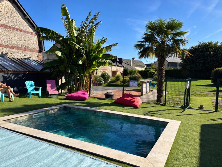 Nouveauté 2026 Piscine Chauffée - Le Gîte De Soleilmapou Pour 12 Personnes En Normandie Près De Fécamp Et D'etretat, Idéal Grandes Tribus, Vous Pouvez Me Contacter Sur Les Gîtes De Soleilmapou - Normandië