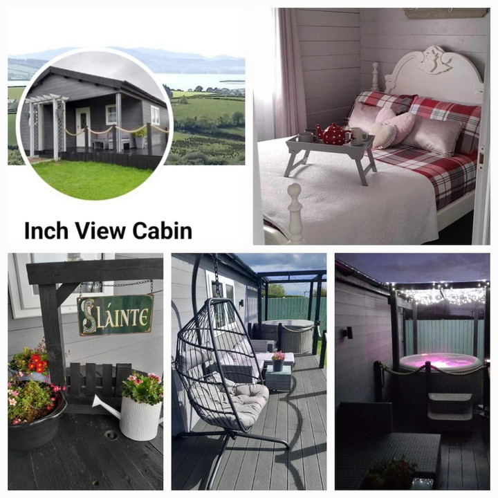 Inch View Cabin With Hot Tub & Sauna - Ireland