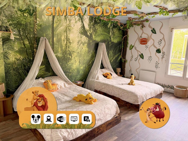 Simba Lodge - 8 Minutes To Disneyland Paris - Bussy-Saint-Georges