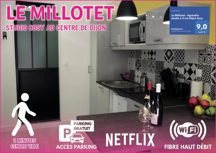 Le Millotet - Agréable Studio à 2 Mn Dijon Gare - Chenôve