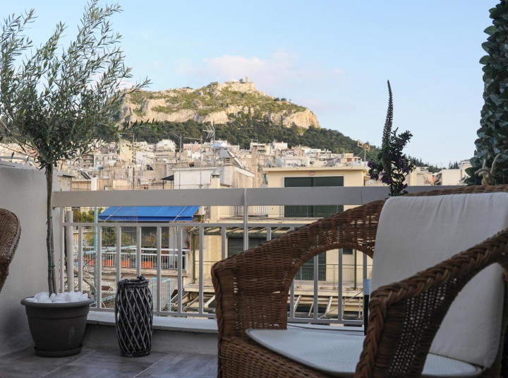 Top Of The City Central Studio With Acropolis View - Athènes