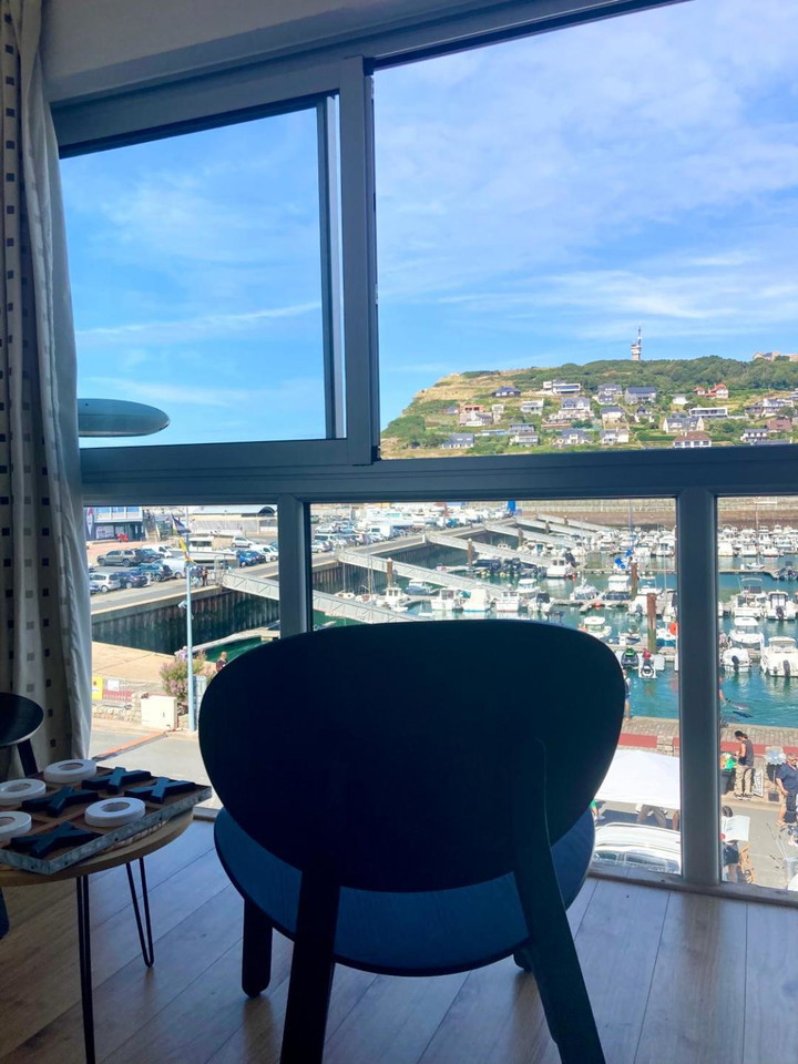 Charmant Studio Avec Vue Sur Le Port Et Falaises - Haute-Normandie