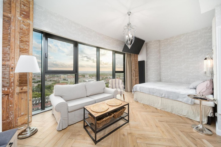 Ans Hanza Tower Apartment 17th Floor With City View, Swimming Pool Area With Saunas, Viewing Terrace - Poland