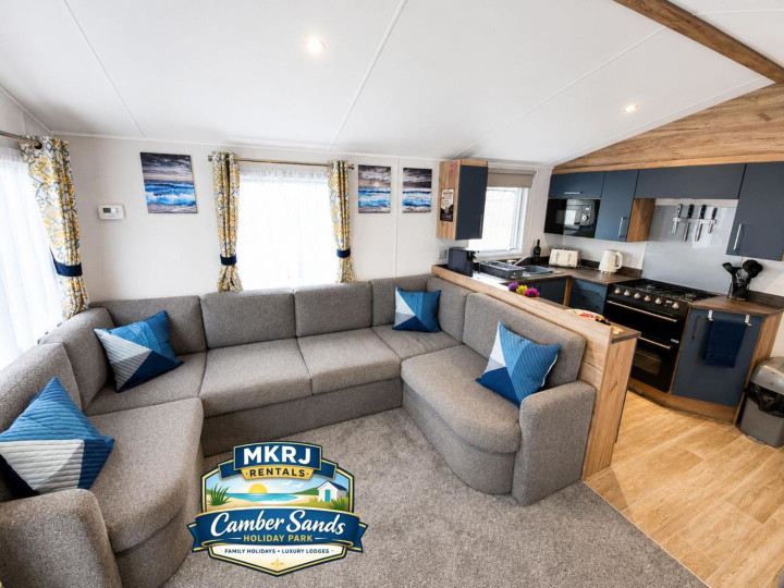 Mkrj Camber Sands Caravan- 3 Bedrooms, Sleeps 8, En Suite Wc, Dog Friendly, Wifi - Kent