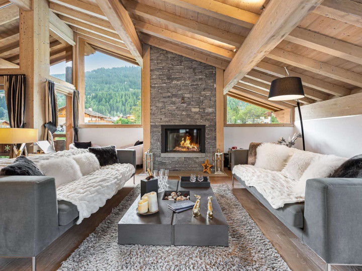 Chalet De Luxe Avec Piscine Et Spa à Courchevel - La Tania
