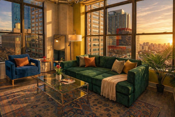 Modern 2br Loft With Amazing City Skyline View And Optional Parking For 8 Guests Near Mccormick Place And Soldier Field - Chicago, IL