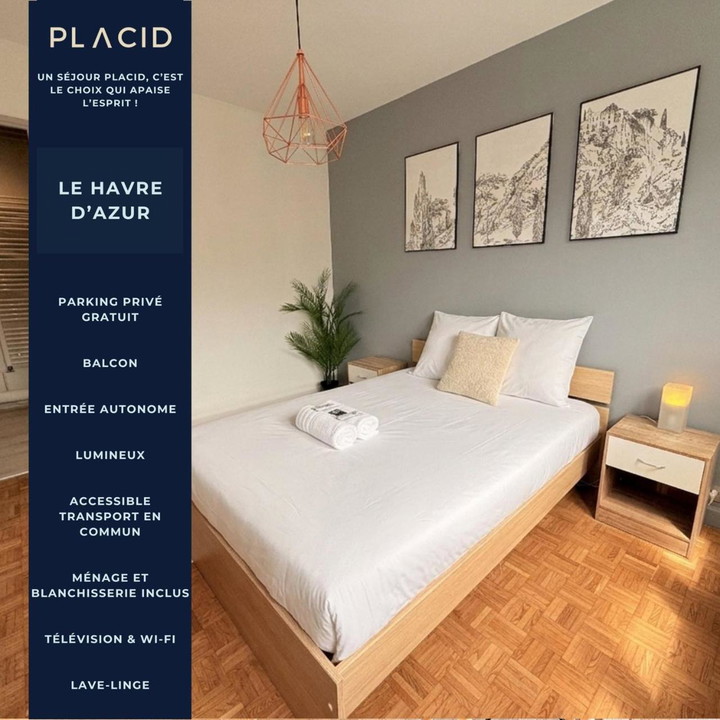 Le Havre D'azur · Parking Gratuit, Balcon, Ventilateur - Lyon
